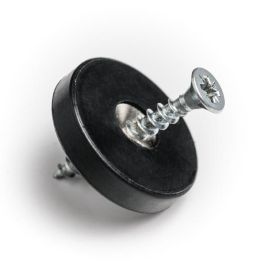 Neodymmagnet i gummi Ø 31,5 mm – kraftig gummikledd magnet