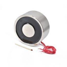 Kraftig elektromagnet med holdekraft 120 kg | Elektrisk dørholder 12V